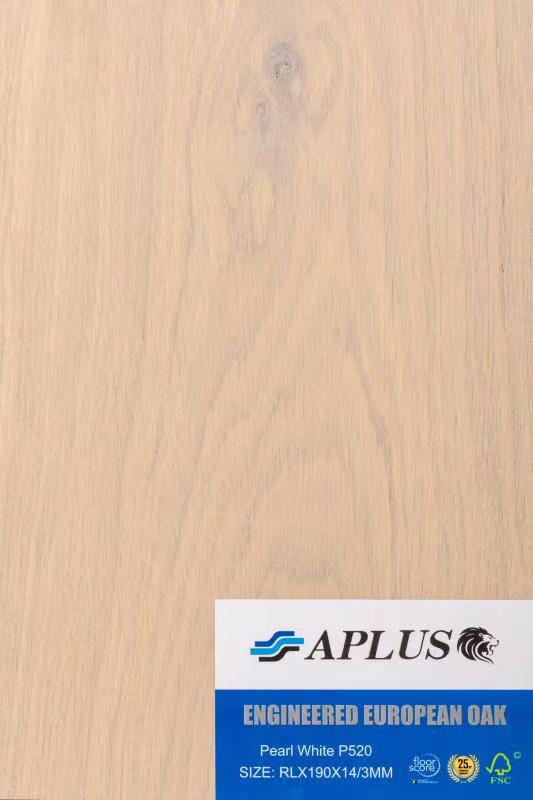 Engineered Timber Flooring - ABC Grade 14mm/3mm Pearl White – Aplus Materials