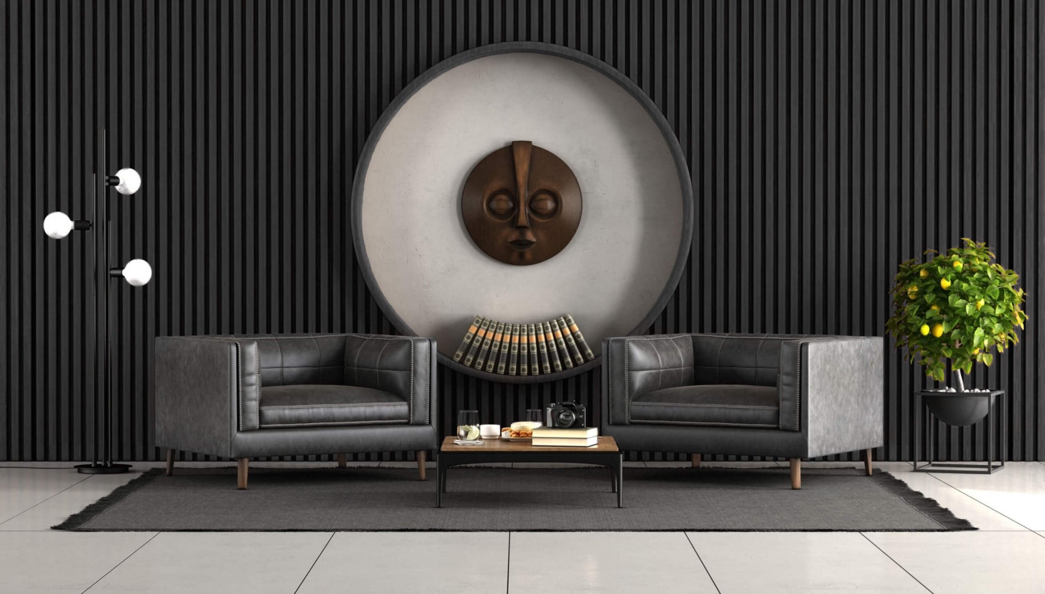 Acoustic Panel Charcoal – Aplus Materials