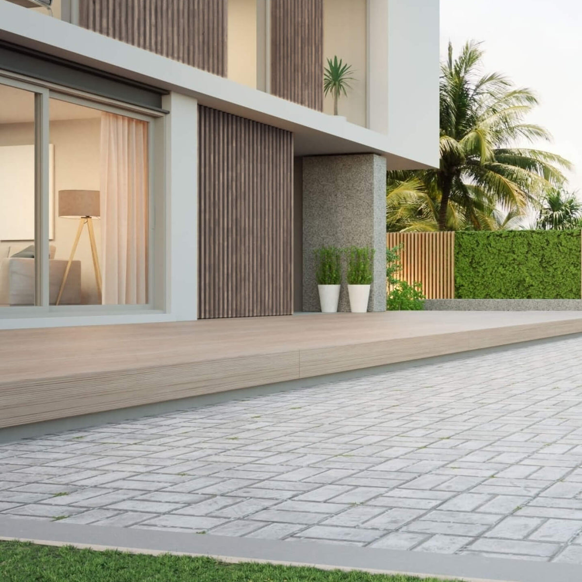 Composite Wall Cladding Walnut